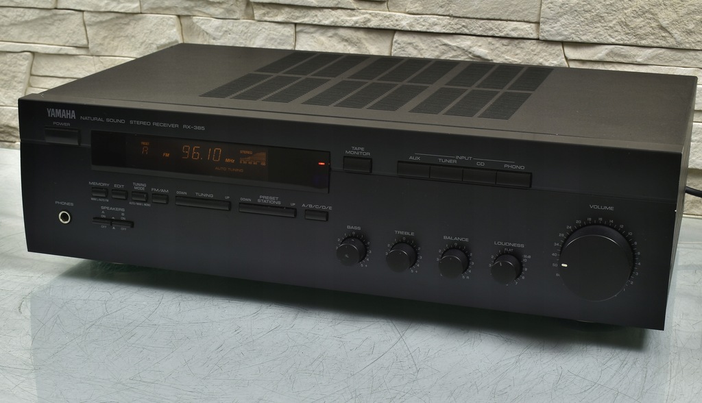 YAMAHA RX-385 Amplituner stereo 2.0 - 12580248587 - oficjalne archiwum ...
