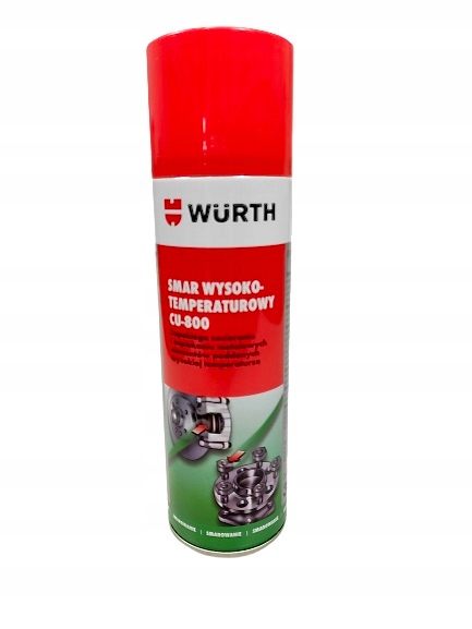 Wurth CU 800 smar miedziany wysokotemperaturowy - 11086283209 - oficjalne archiwum Allegro