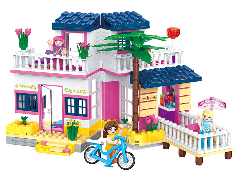 Klocki Cogo Cudowny Domek na Plaży 360el - 14893472564 - oficjalne archiwum Allegro