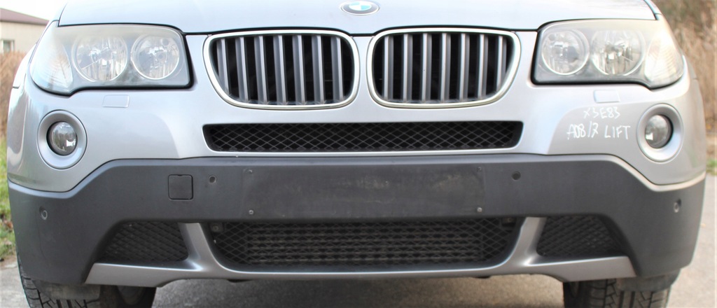 ZDERZAK PRZÓD BMW X3 E83 LIFT A08 SILBERGRAU - 12957262756 - oficjalne archiwum Allegro