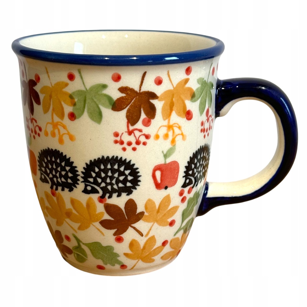 Kubek Mars Jeże 300 ml dek. AS71 Ceramika Bolesławiec - 16850357465 - oficjalne archiwum Allegro