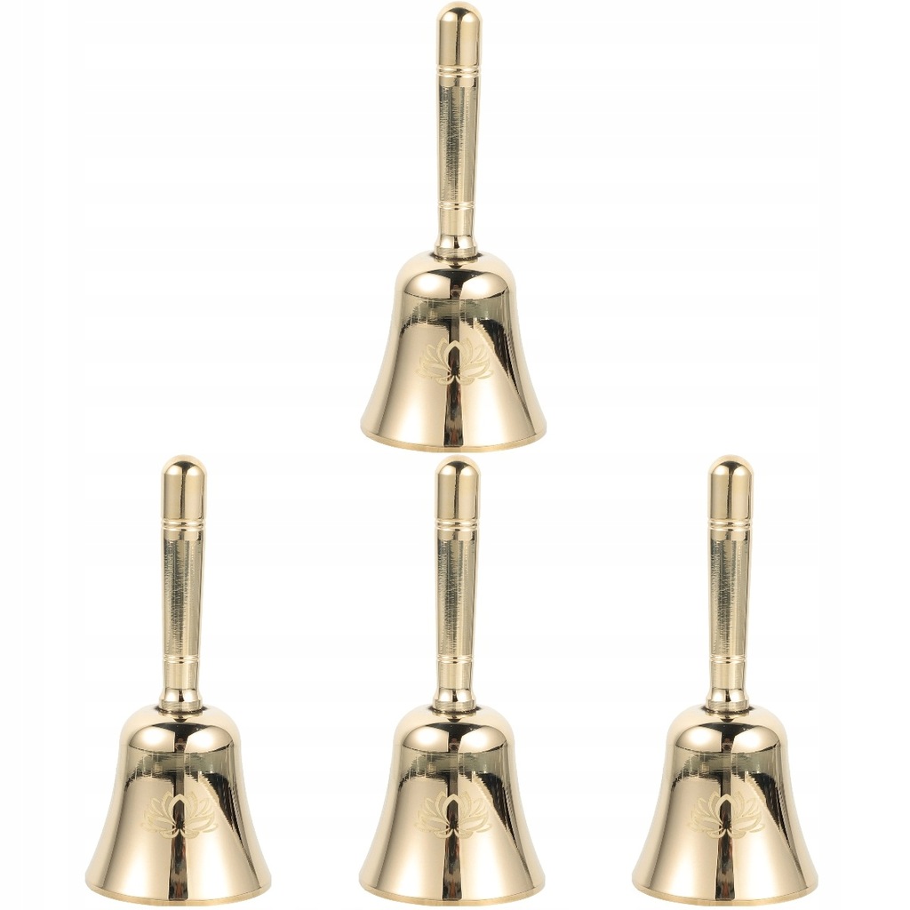 Mini Bells Altar Reception Desk Hand Call 4 Pack - 14290985385 ...