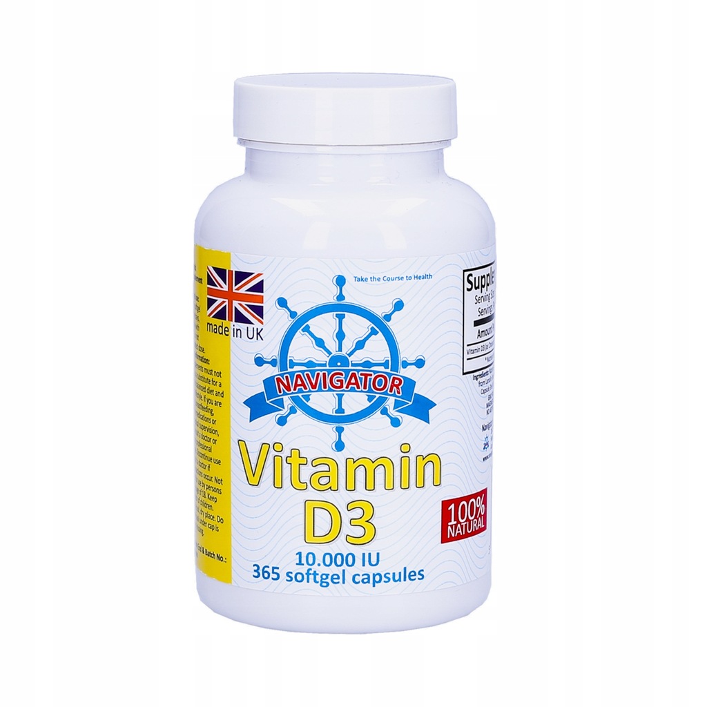 WITAMINA D3 10000 DUŻA DAWKA 365K NA CAŁY ROK - 9132453073 - oficjalne ...
