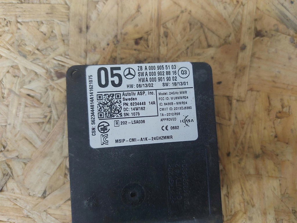 MERCEDES W246 W176 RADAR DISTRONIC 0009055103 W117 - 12191866039 ...