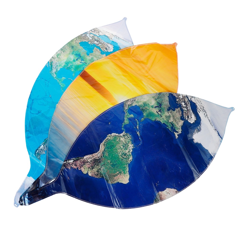 Aluminum Film Balloon World Map Balloons 3 Pcs - 14150200173 ...