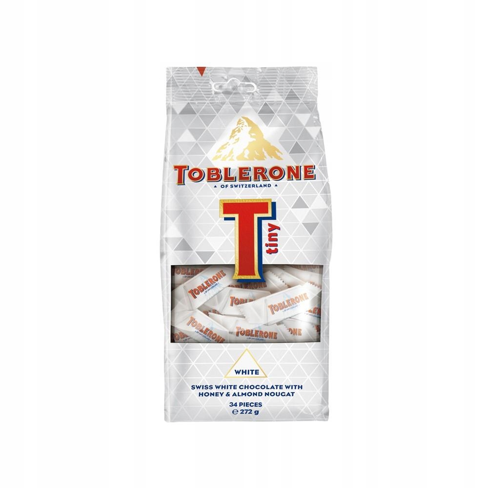 TOBLERONE Tiny Mini White Białe 272g z Niemiec - 13891794040 ...