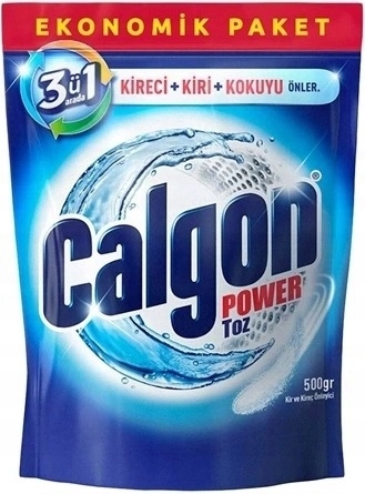CALGON odkamieniacz w proszku do pralki 500g - 11317874853 - oficjalne ...