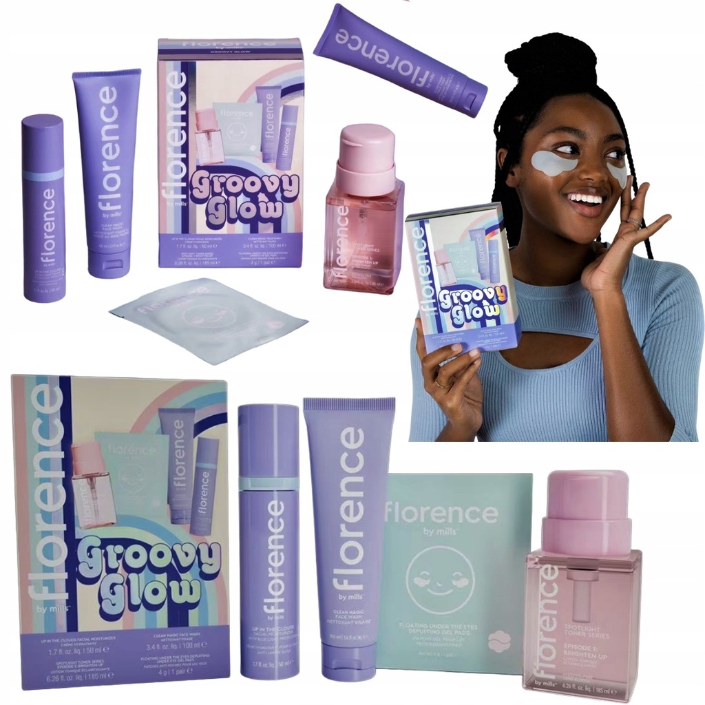 Florence Groovy Glow Zestaw do pielęgnacji twarzy - 12911835461 ...