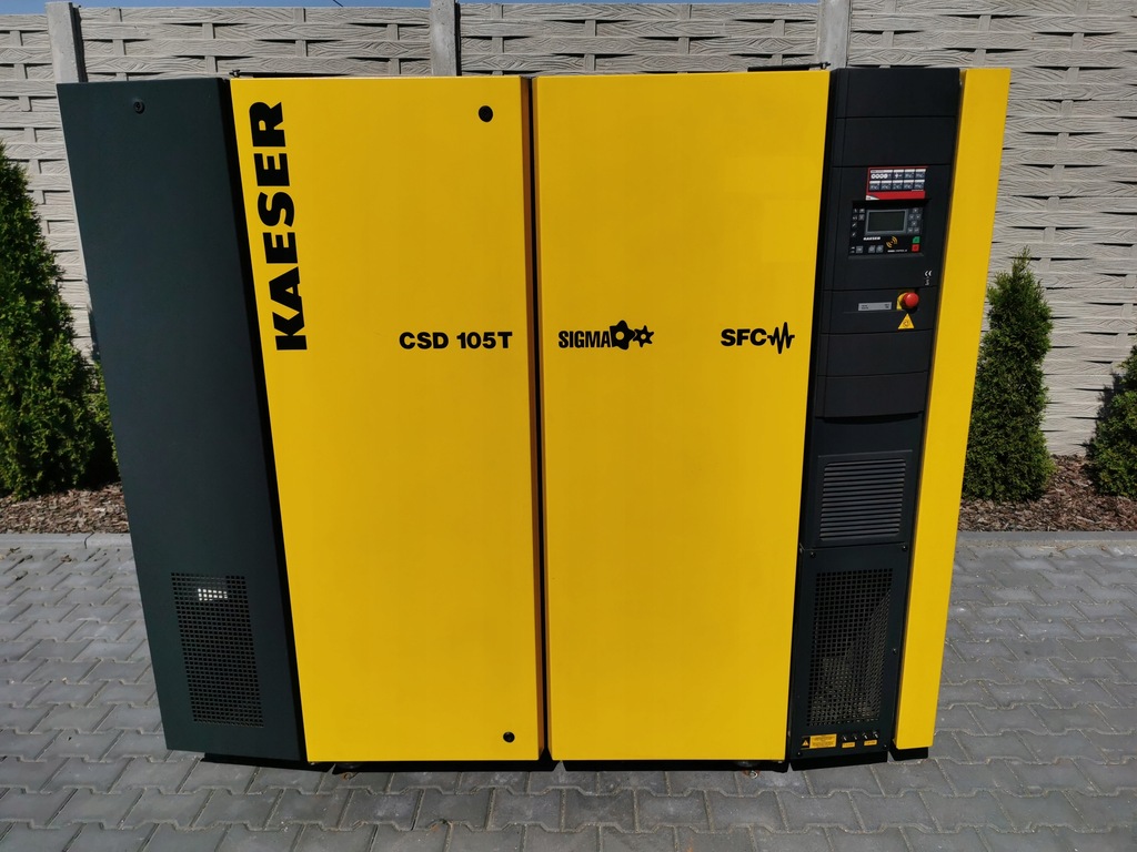KOMPRESOR ŚRUBOWY KAESER CSD105T SFC 55KW FALOWNIK - 12551590700 ...