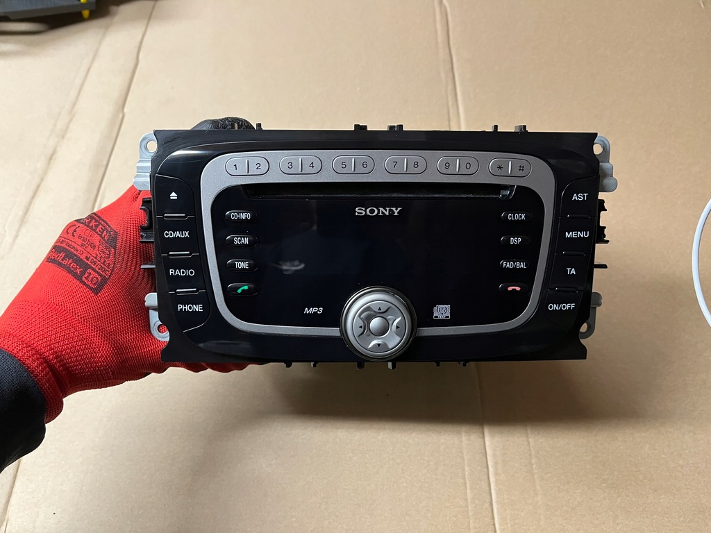 ford mondeo mk4 radio cd mp3 sony 7S7T-18C939-AE - 12753788214 ...