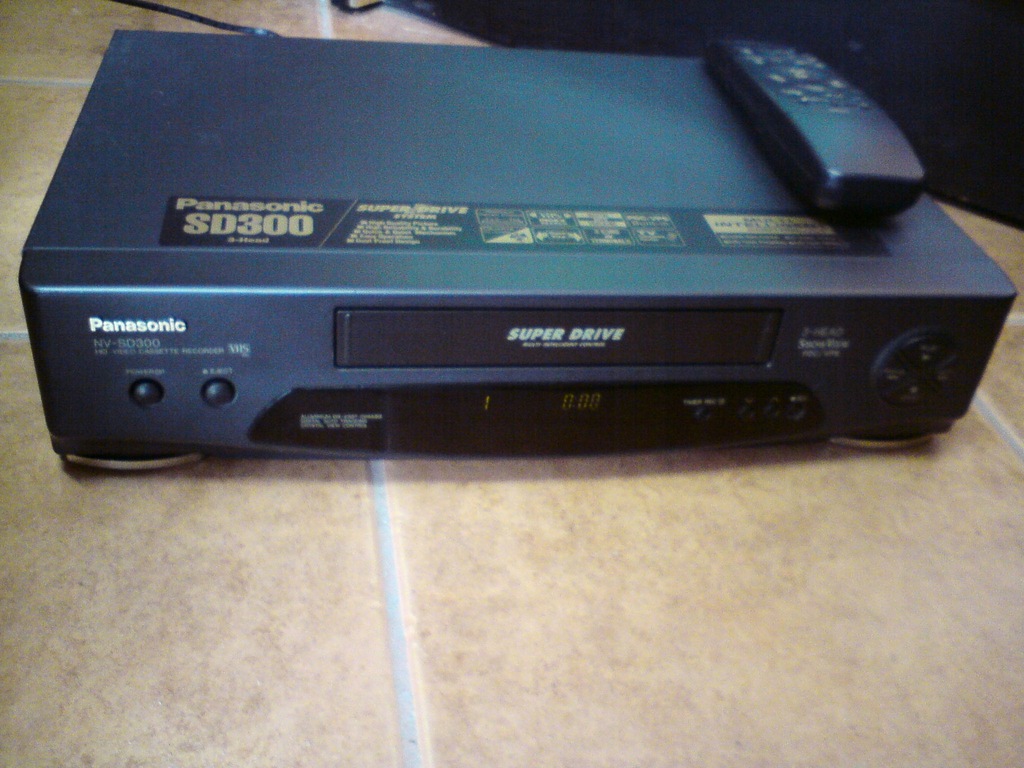 PANASONIC SD300 magnetowid VHS video VCR + pilot z lcd - 15192868487 ...