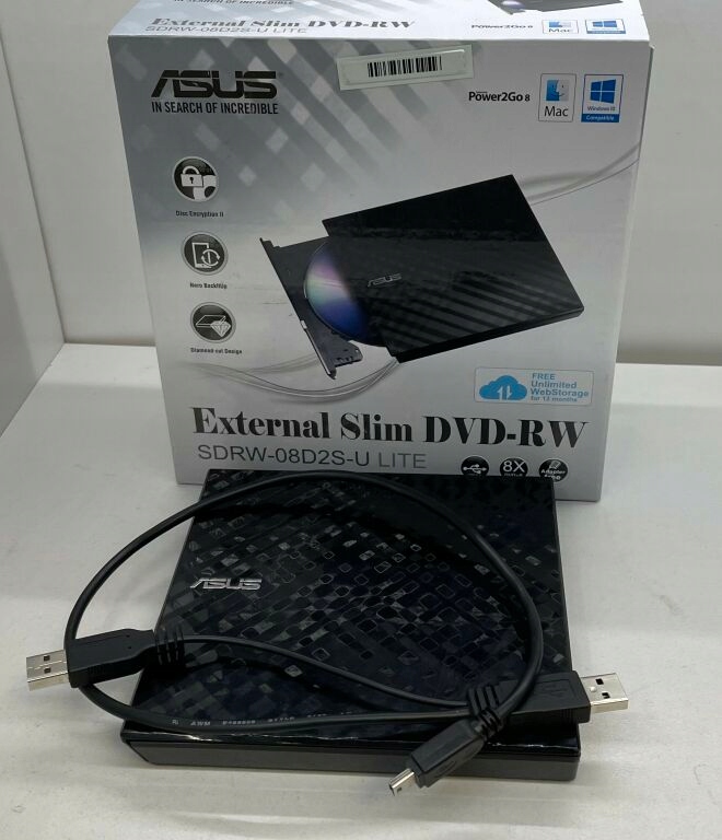 NAPĘD ZEWNĘTRZNY DVD ASUS SDRW-08D2S-U LITE - 11660625957 - oficjalne ...