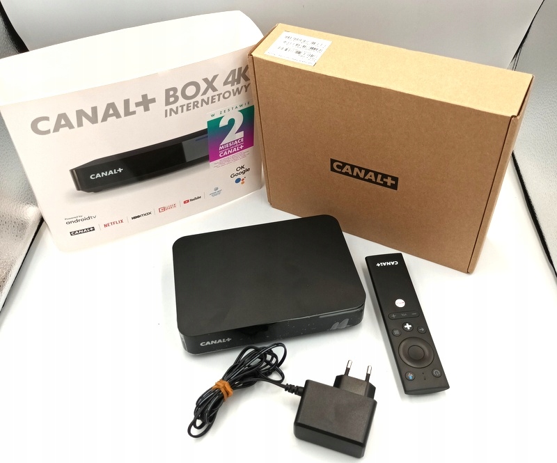 DEKODER INTERNETOWY CANAL+ BOX 4K HY4001CD - 13344831075 - oficjalne archiwum Allegro
