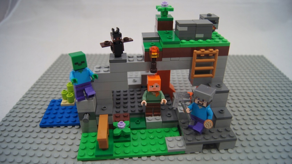 Lego Minecraft 21141 The Zombie Cave figurki kg - 12212935673 ...