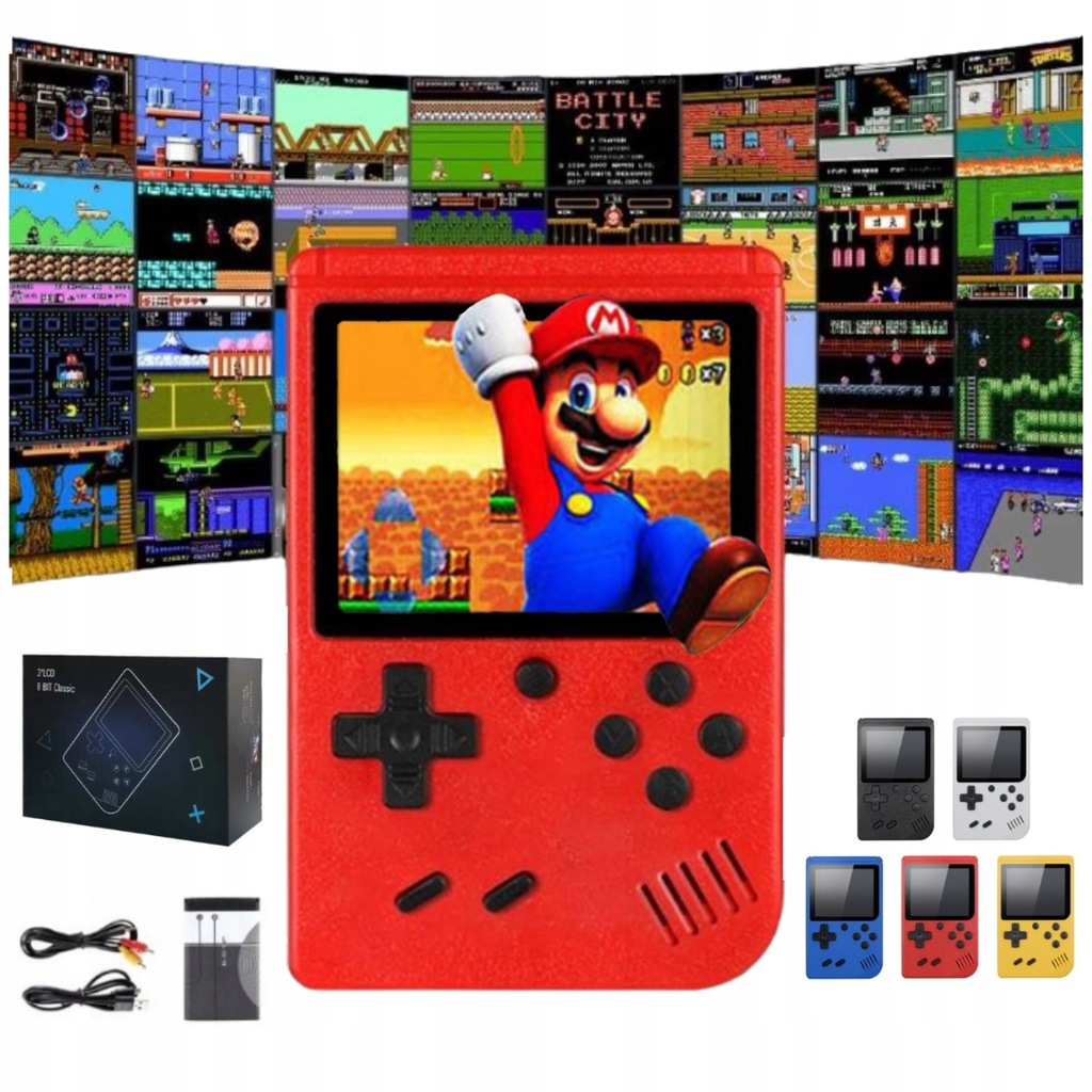 MINI KONSOLA PRZENOŚNA RETRO GAMEBOY 400 GIER - 13164166709 - oficjalne ...