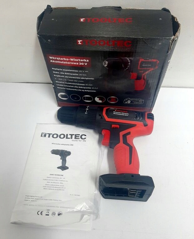 WIERTARKO-WKRĘTARKA TOOLTEC 20V - 11552652396 - oficjalne archiwum Allegro