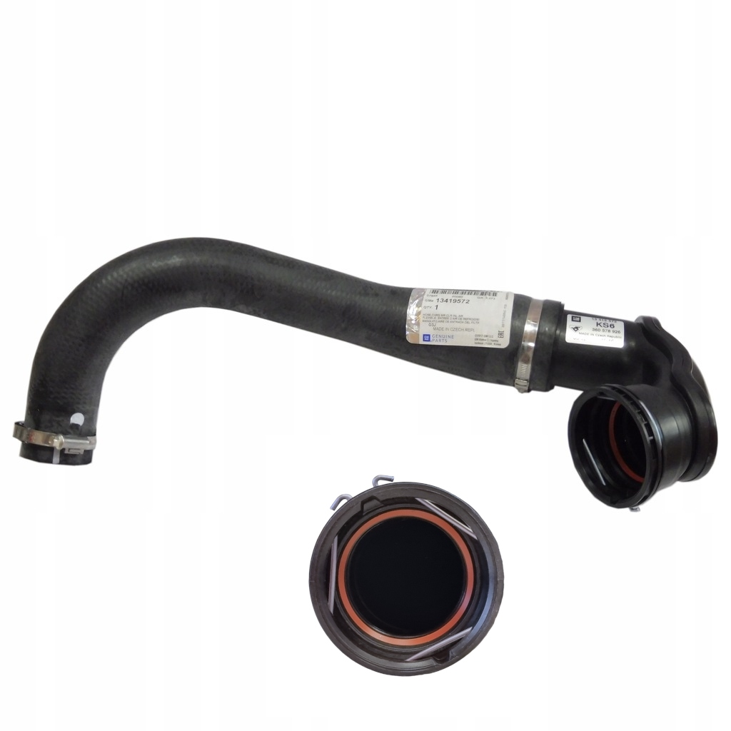 ASTRA J CRUZE 1.4 WĄŻ RURA PRZEWÓD TURBO INTERCOOLER 13419572 ORYGINAŁ ...