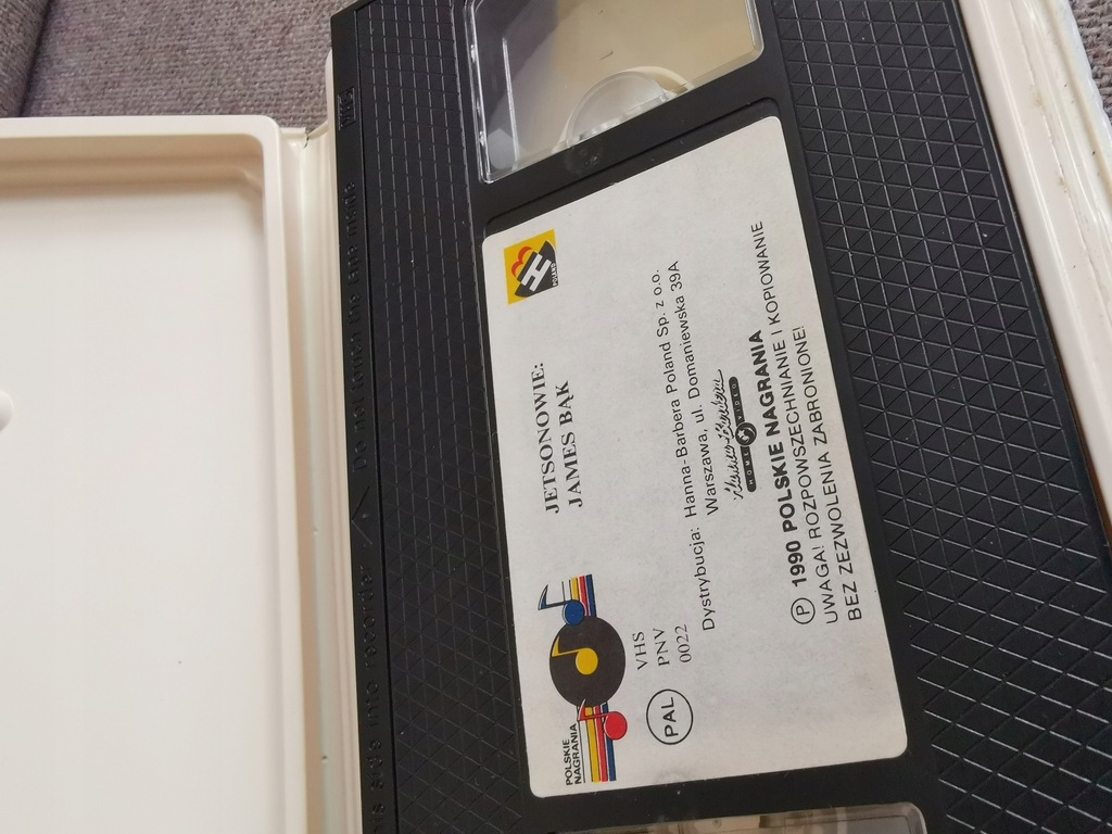 Kaseta vhs hanna Barbera Jetsonowie James bąk - 13420338079 - oficjalne archiwum Allegro