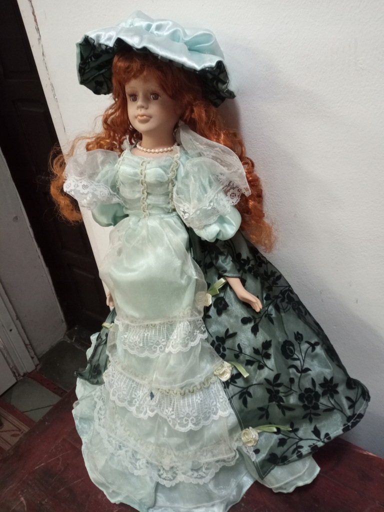 Stara lalka porcelanowa retro zabawka 2791 - 11097991246 - oficjalne ...
