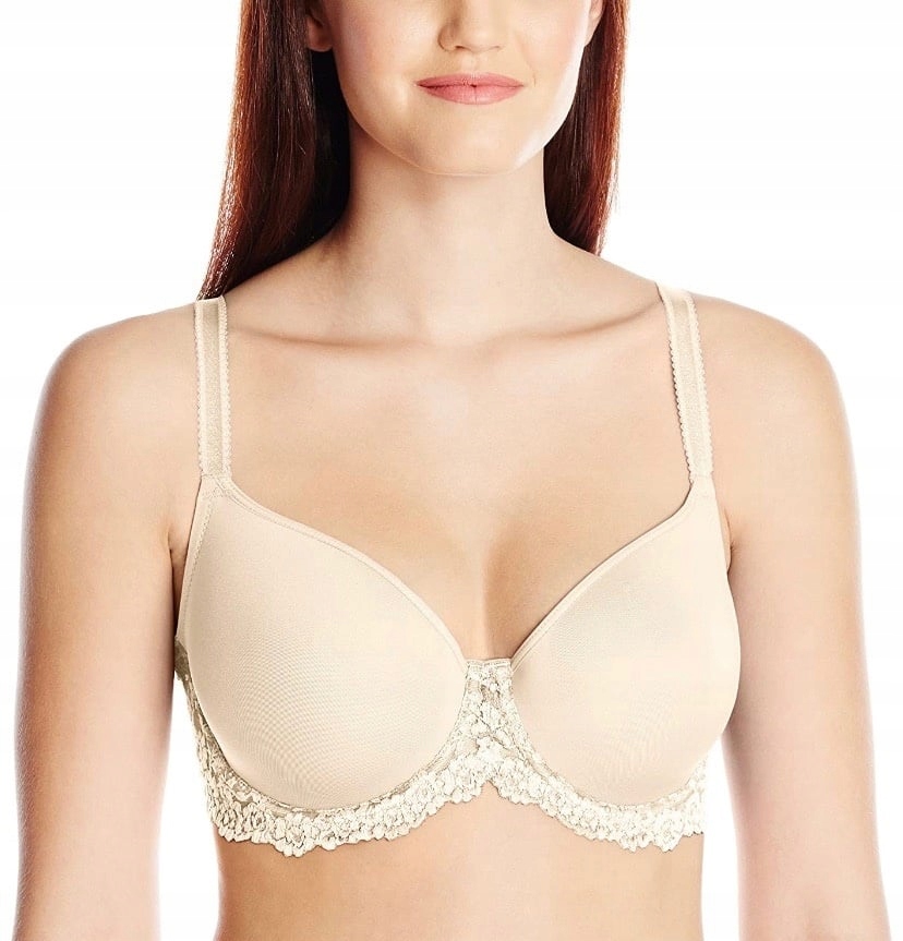 75E 34DD Wacoal Embrace Lace Contour bra - 14921516490 - oficjalne archiwum Allegro