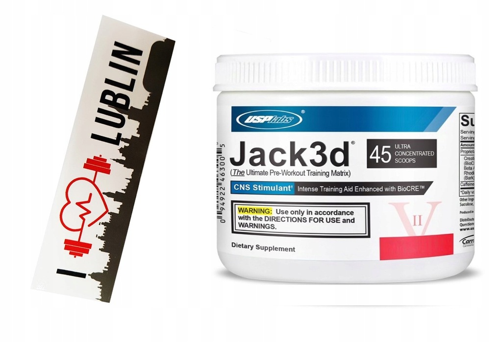 USP JACK3D ADVANCED 248 PRZEDTRENINGÓWKA MOC POMPA - 8232386648 ...