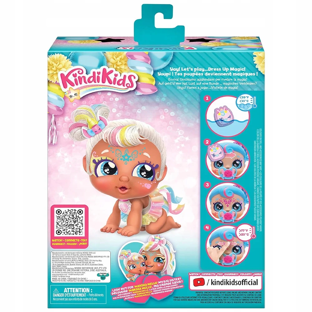 Купить Kindi Kids Doll Bobas Mini Mello Оригинальный набор: отзывы ...