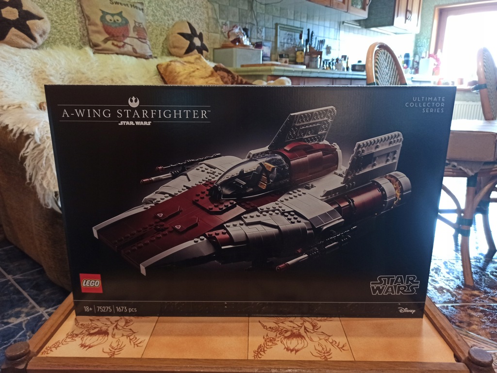 LEGO STAR WARS 75275 - A WING STARFIGHTER UCS - 12204584450 - oficjalne archiwum Allegro