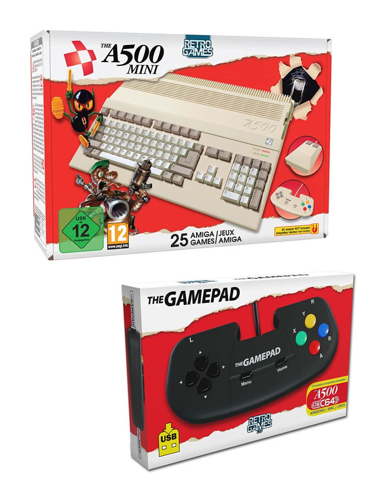KONSOLA AMIGA RETRO THE A500 MINI + DODATKOWY PAD - 12034415445 ...