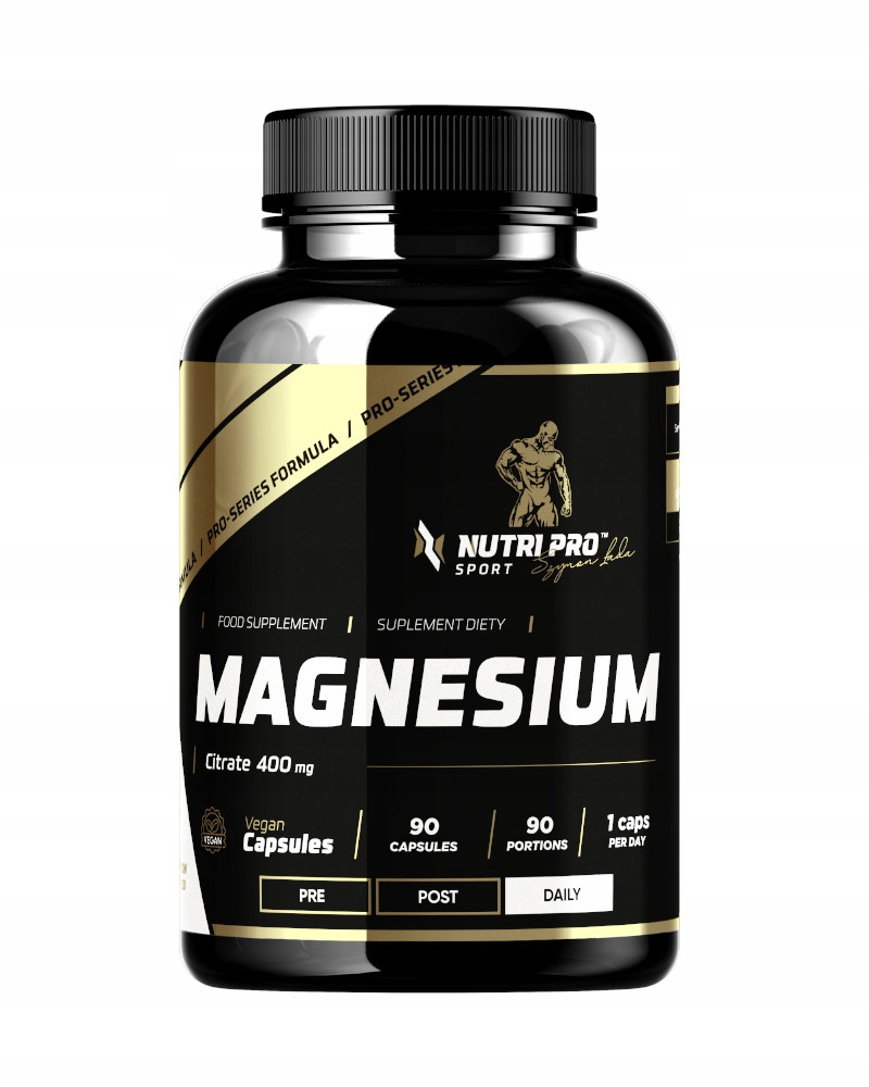 Nutri Pro Sport Magnesium 400mg 90 vege caps - 12924614999 - oficjalne ...