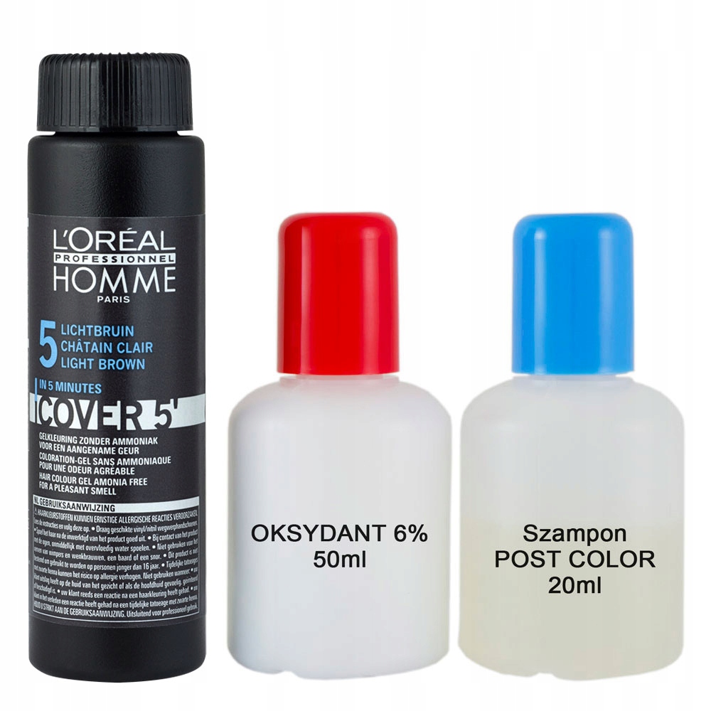 Loreal Zestaw Homme Cover 5' Nr 5 +Oxydant Szampon - 9172613085 ... Loreal Zestaw Homme Cover 5' Nr 5 +Oxydant Szampon - 9172613085 ...