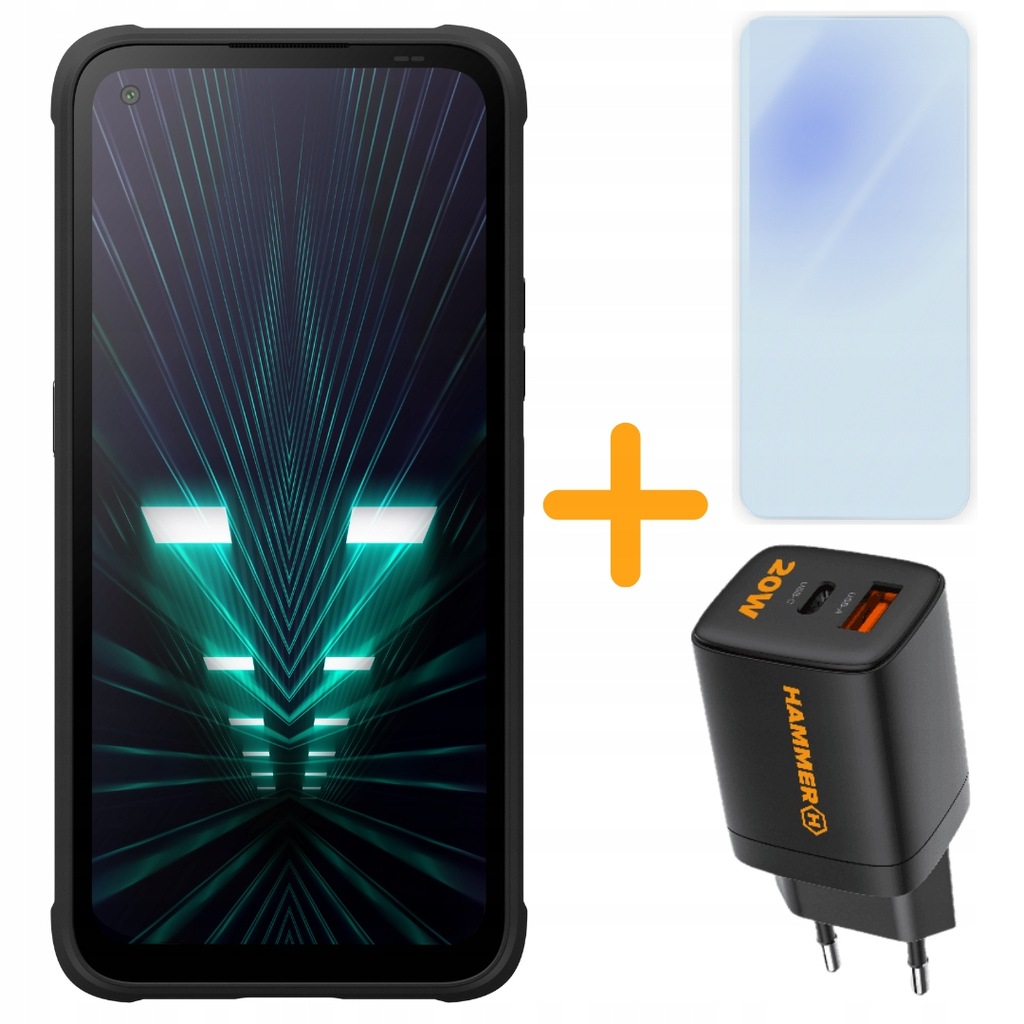 HAMMER FORCE 5G + Szkło hybrydowe + ŁADOWARKA RAPID CHARGE DUO - 15191961496 - oficjalne ...