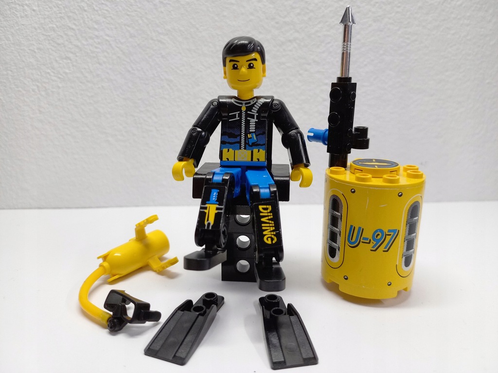 Lego Technic ludzik ludziki figurka figurki nurek - 11337198838 ...