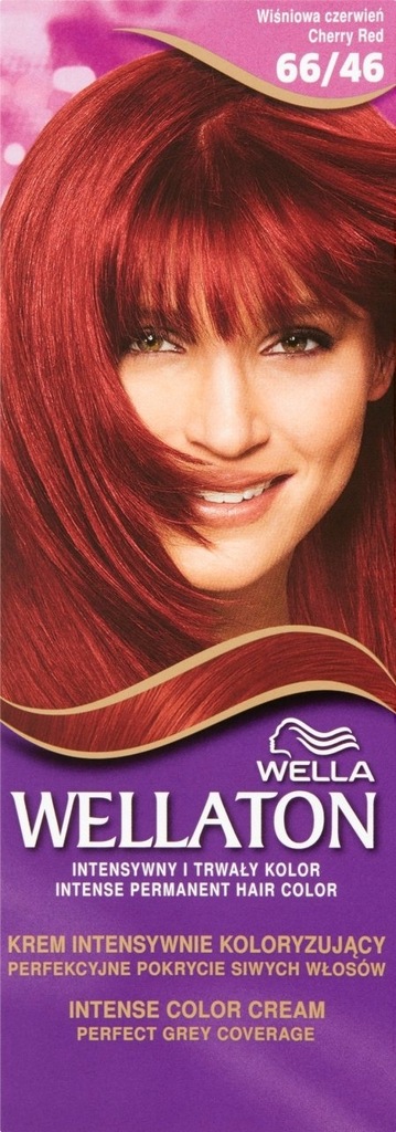 WELLATON KREM KOLORYZUJĄCY WIŚNIOWA CZERWIEŃ 66/46 - 12470279736 ...