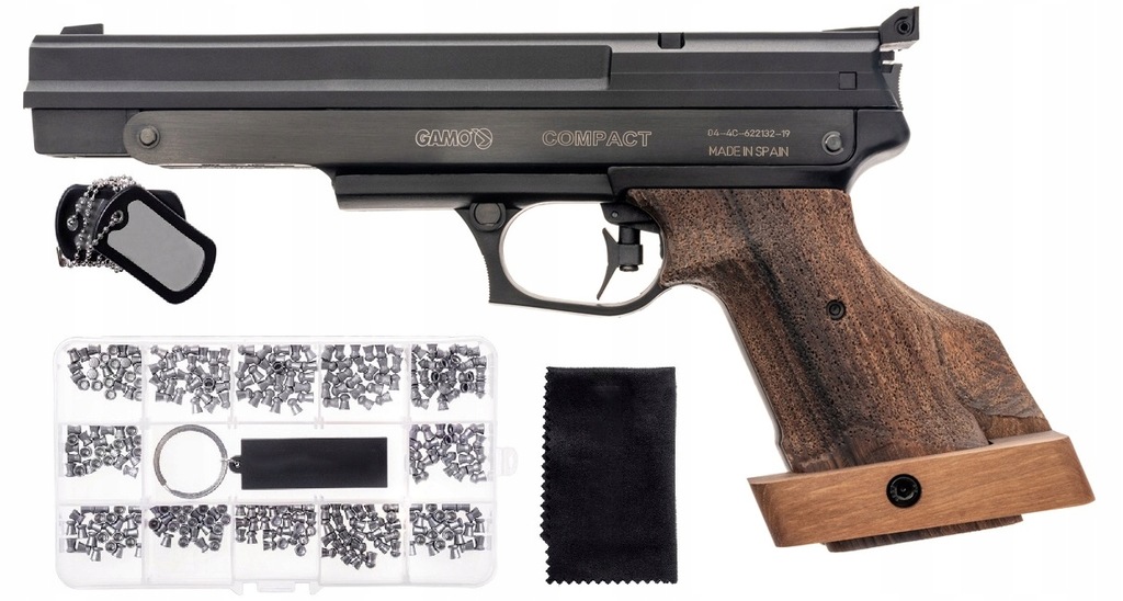 Wiatrówka Pistolet Gamo Compact 4,5 mm ZESTAW - 12938023391 - oficjalne ...