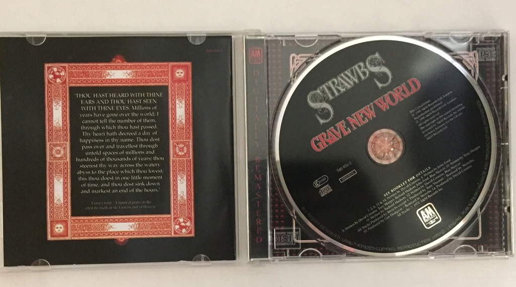 JVR| STRAWBS – Grave New World | CD - 12645005044 - oficjalne archiwum ...