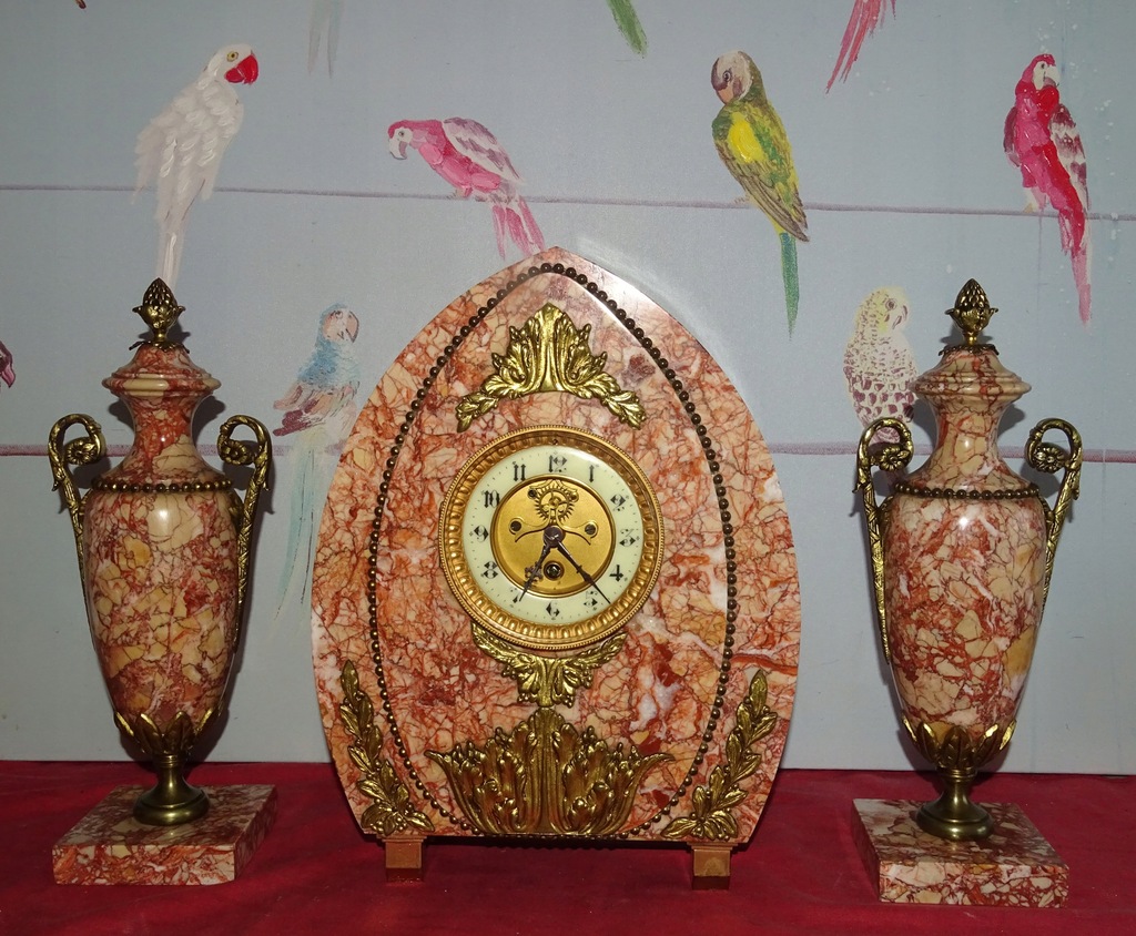 XIXw Zegar wychwytem brocota SPRAWNY STAN IDEALNY - 14018375401 ...