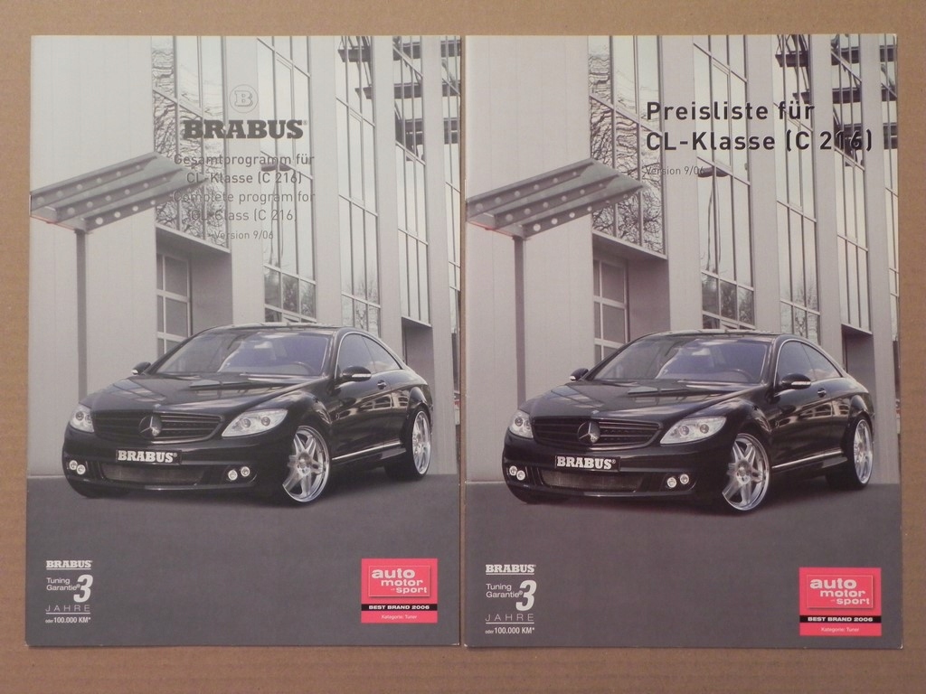 MERCEDES CL-KLASSE C216 - BRABUS - 2006 r - 12095227358 - oficjalne ...