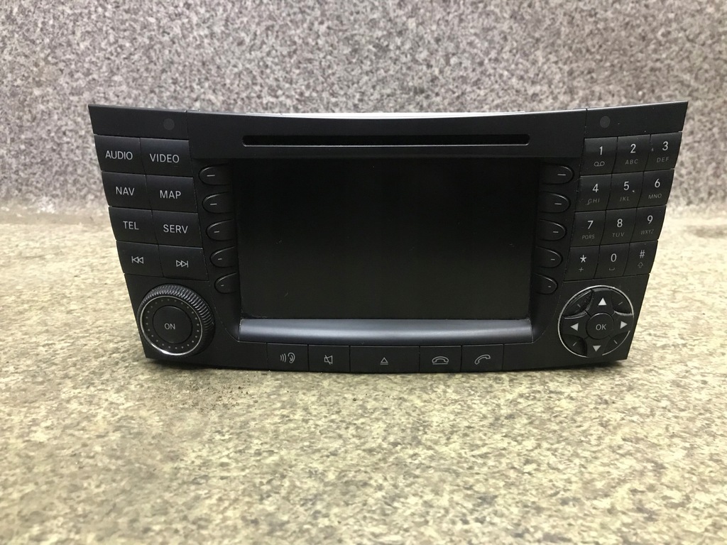 Mercedes W211 radio nawigacja navi COMMAND CLS - 12902486092 ...
