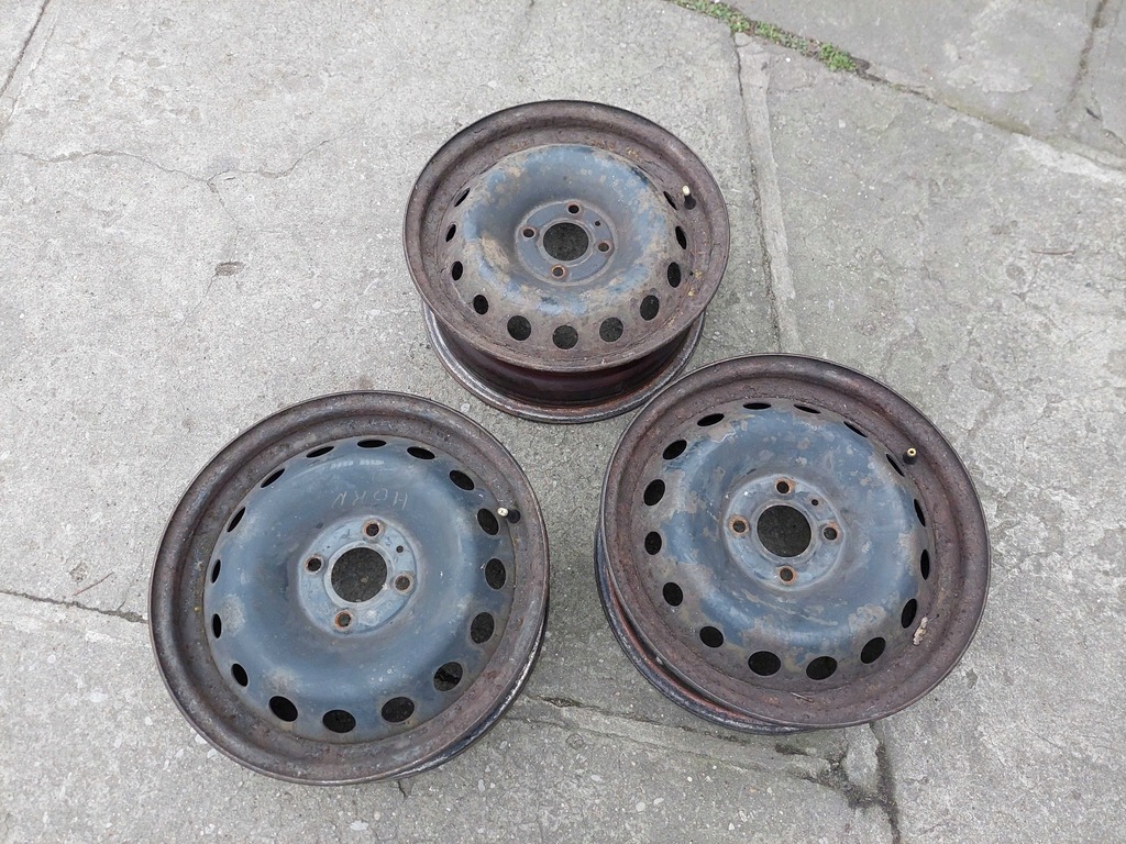 Felga Stalowa Clio III 15" 4x100 ET43 - 13015772970 - oficjalne archiwum Allegro