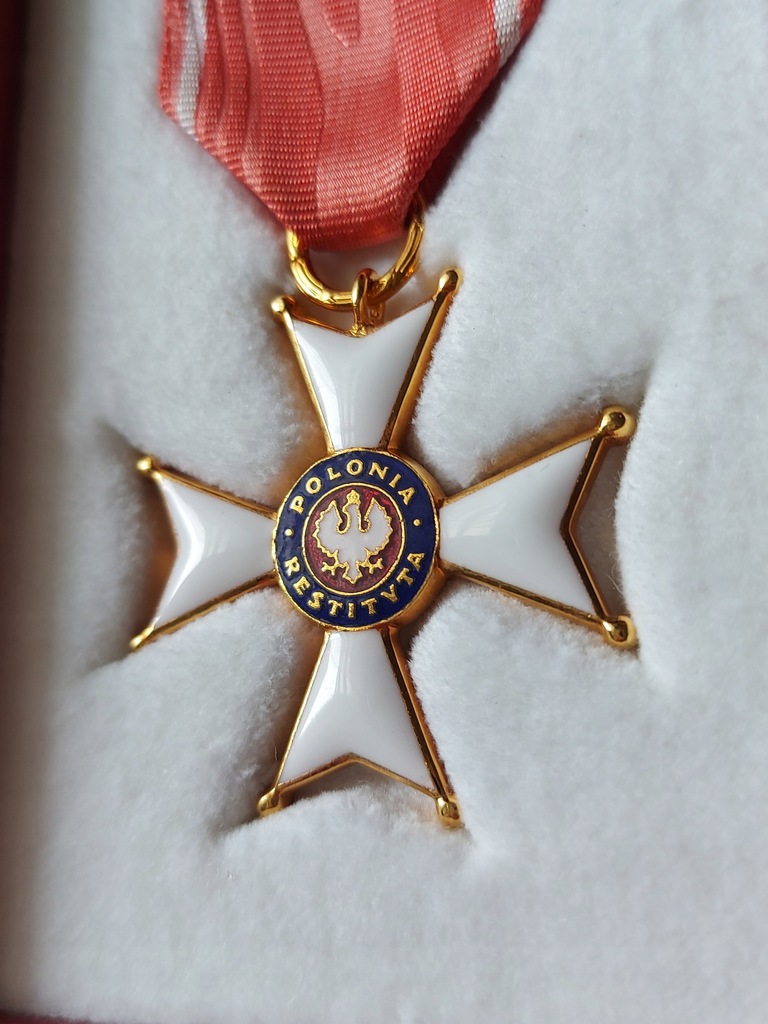 KRZYŻ OFICERSKI Polonia Restituta 1918 - 12608490293 - oficjalne ...