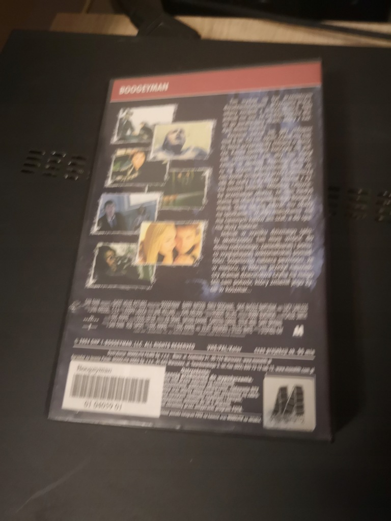kaseta VHS BOOGEYMAN - 13033503176 - oficjalne archiwum Allegro