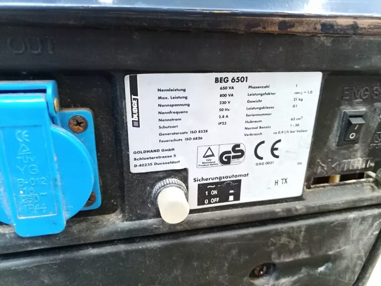 AGREGAT PRĄDOTWÓRCZY BUDGET BEG 6501 - 12348043159 - oficjalne archiwum ...