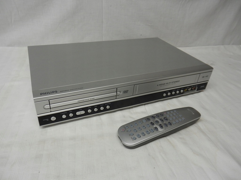 PHILIPS DVP3055V COMBO ODTWARZACZ DVD/VCR - 7849769957 - oficjalne archiwum Allegro