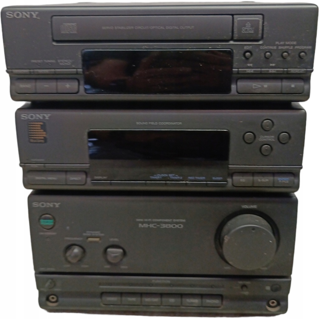 Wieża Sony MHC 3800. Aukcja BCM - 14419615369 - oficjalne archiwum Allegro