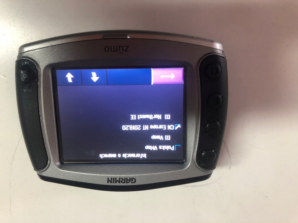 Nawigacja Garmin Zumo 550 + uchwyt motocykl + etui - 7897295326 ...