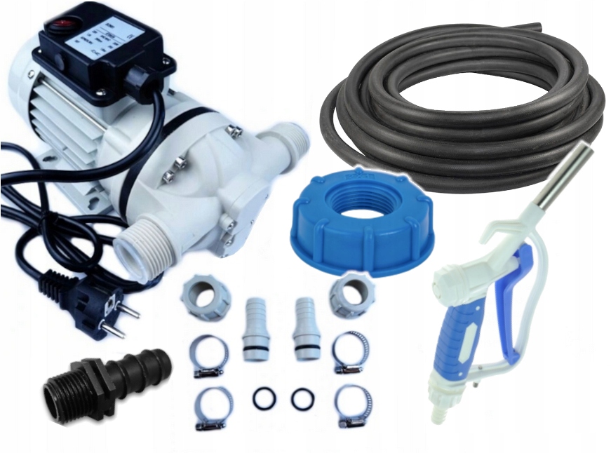 POMPA AdBlue 230V PISTOLET NALEWAK WĄŻ GUMOWY - 12684484368 - oficjalne ...