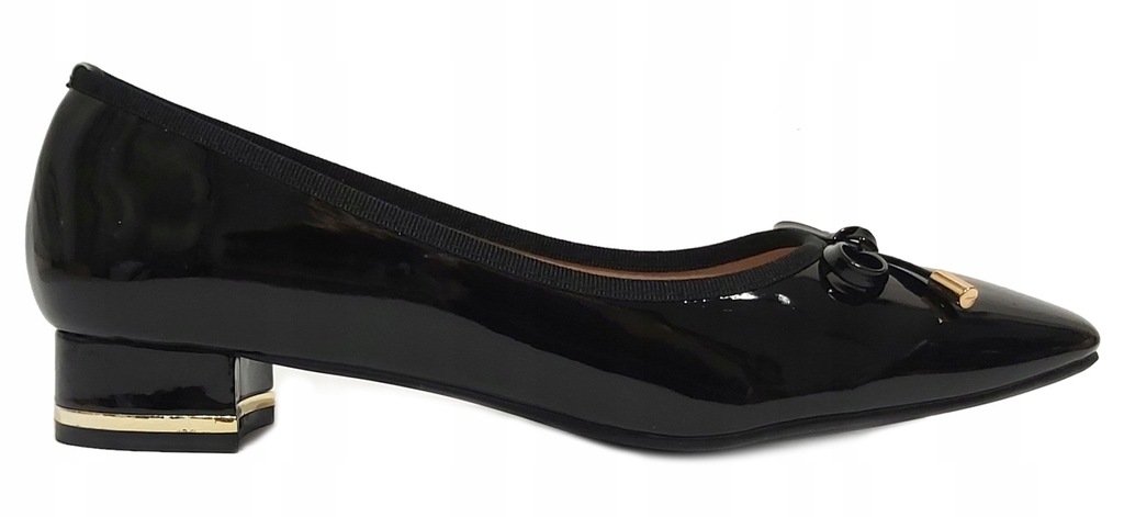 Lakierowane baleriny rozmiary 41-44 Czarny 42 - 9744871782 - oficjalne ...