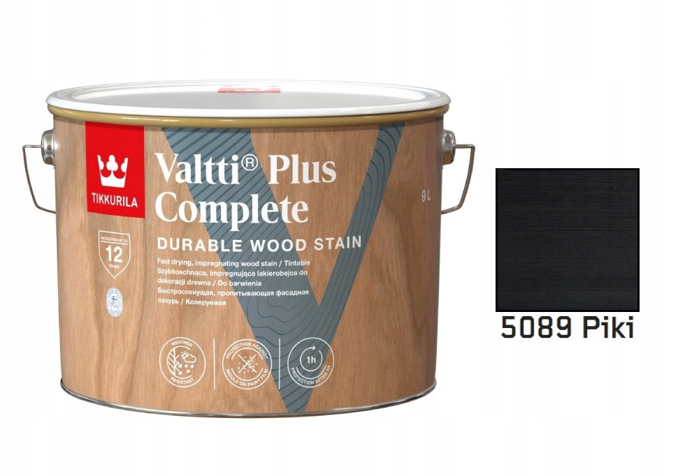 Tikkurila Valtti PLUS Complete 0,9L 5089 Piki - 12229428251 - oficjalne ...