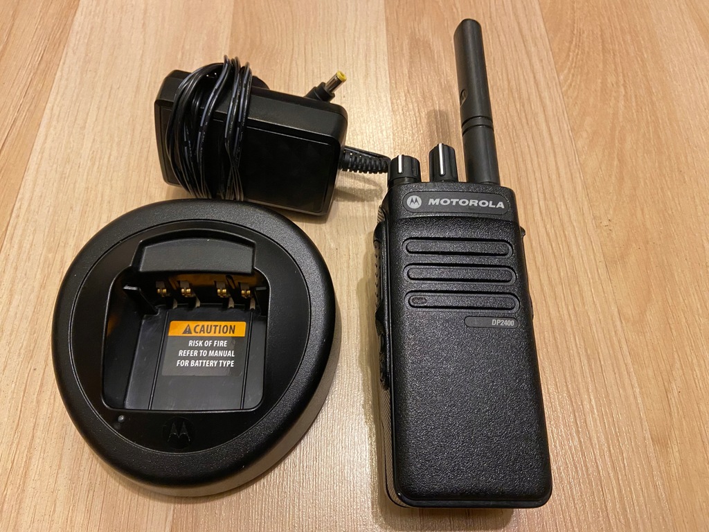 Motorola DP2400 VHF radiotelefon DMR ładowarka - 12951178654 - oficjalne archiwum Allegro