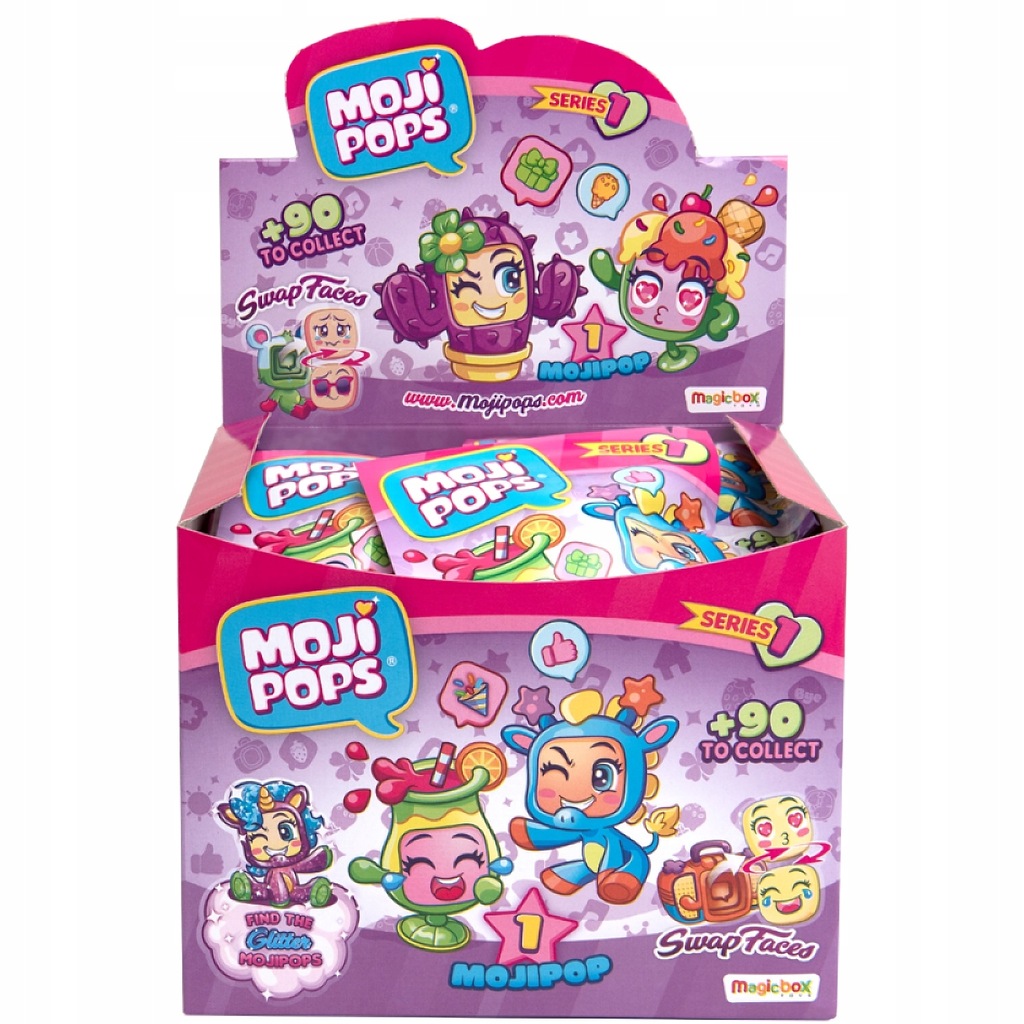 MOJI POPS SERIA 1 - SASZETKA Z FIGURKĄ 24SZT., BOX - 12436349593 ...